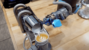 CES 2025: Artly the Robot Barista Uses AI and Motion Capture Technology ...