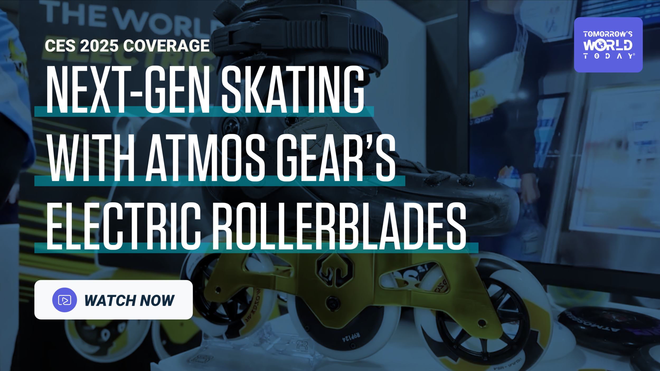 Next-Gen Skating at CES 2025 with Atmos Gear's Electric Rollerblades ...