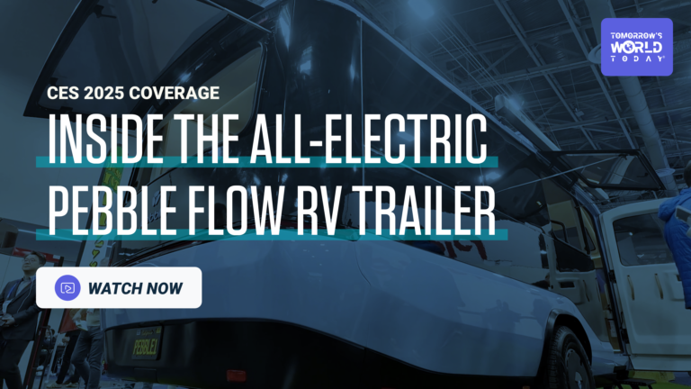 Inside the All-Electric Pebble Flow RV Trailer from CES 2025 - Tomorrow ...