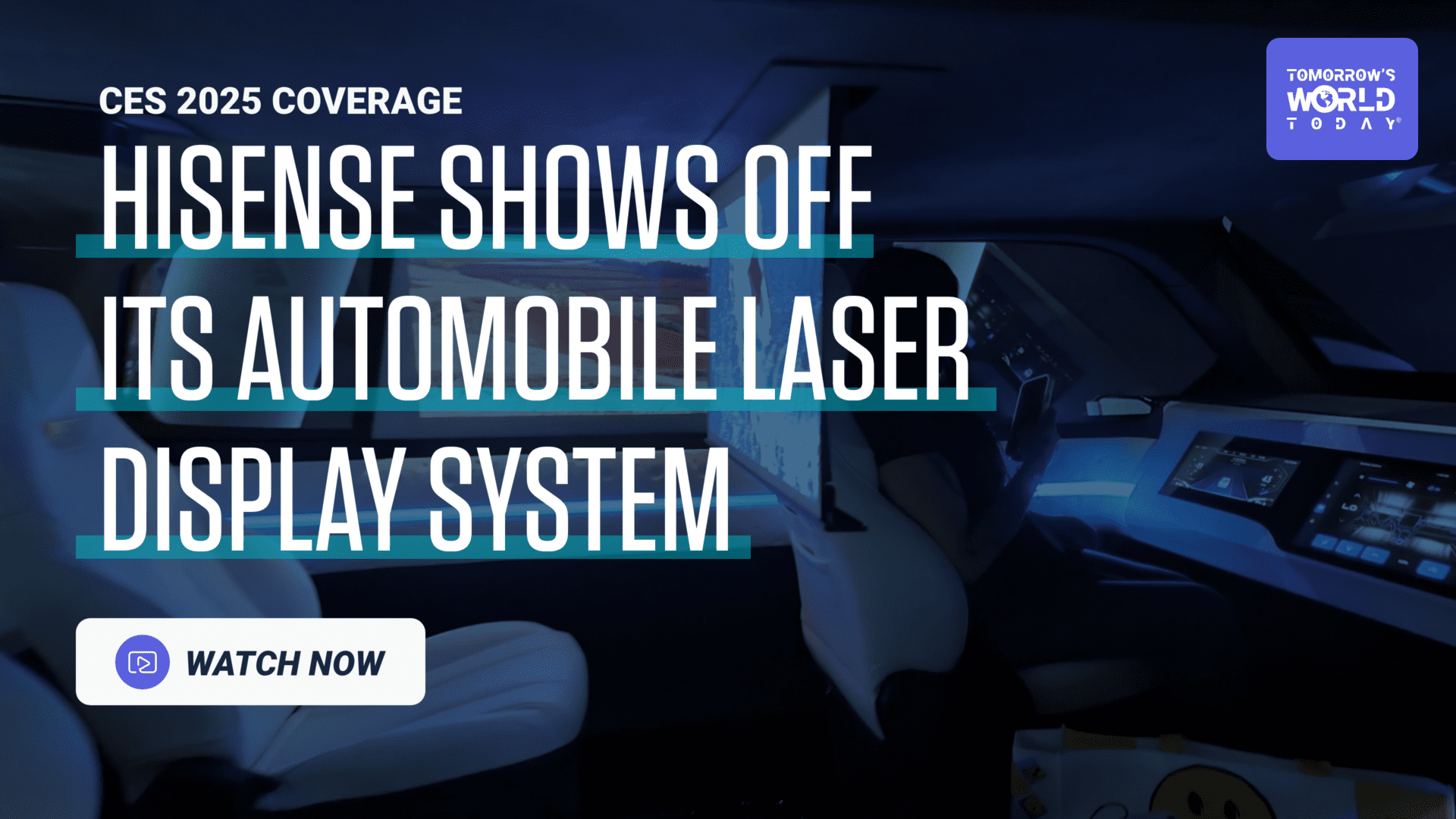 Hisense Shows Off Its Automobile Laser Display System at CES 2025 ...