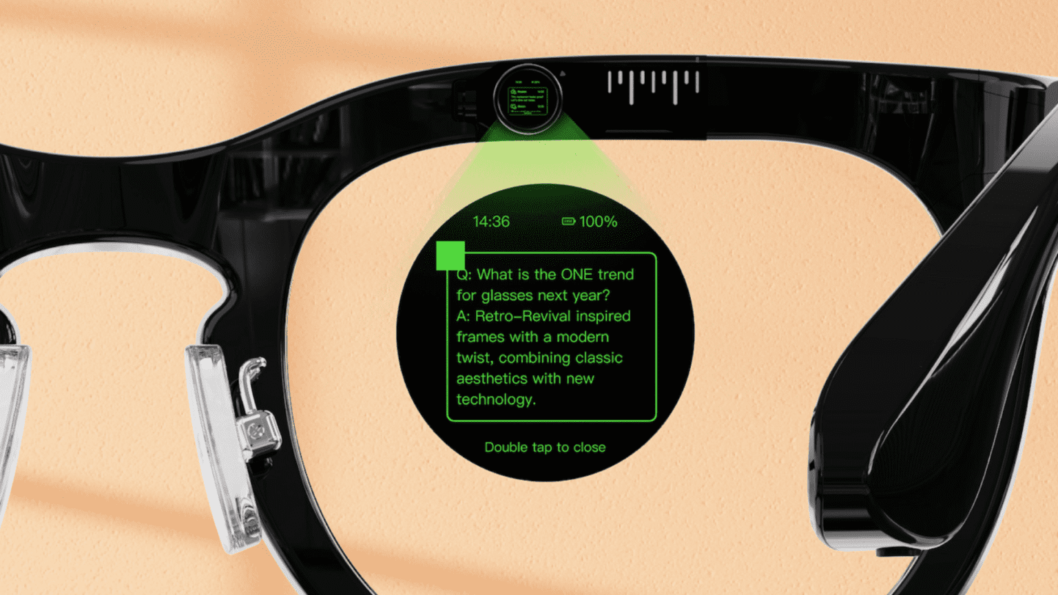 Halliday’s New Smart Glasses Project a Tiny Screen to Your Eye - Tomorrow's World Today®