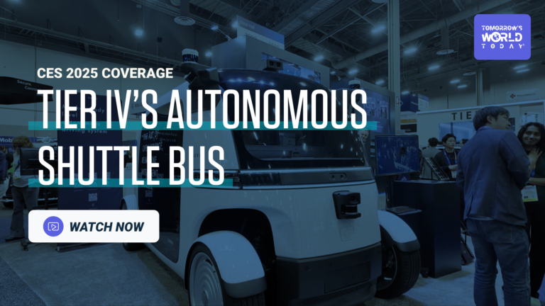 TIER IV Showcases Autonomous Shuttle Bus at CES 2025 - Tomorrow's World ...