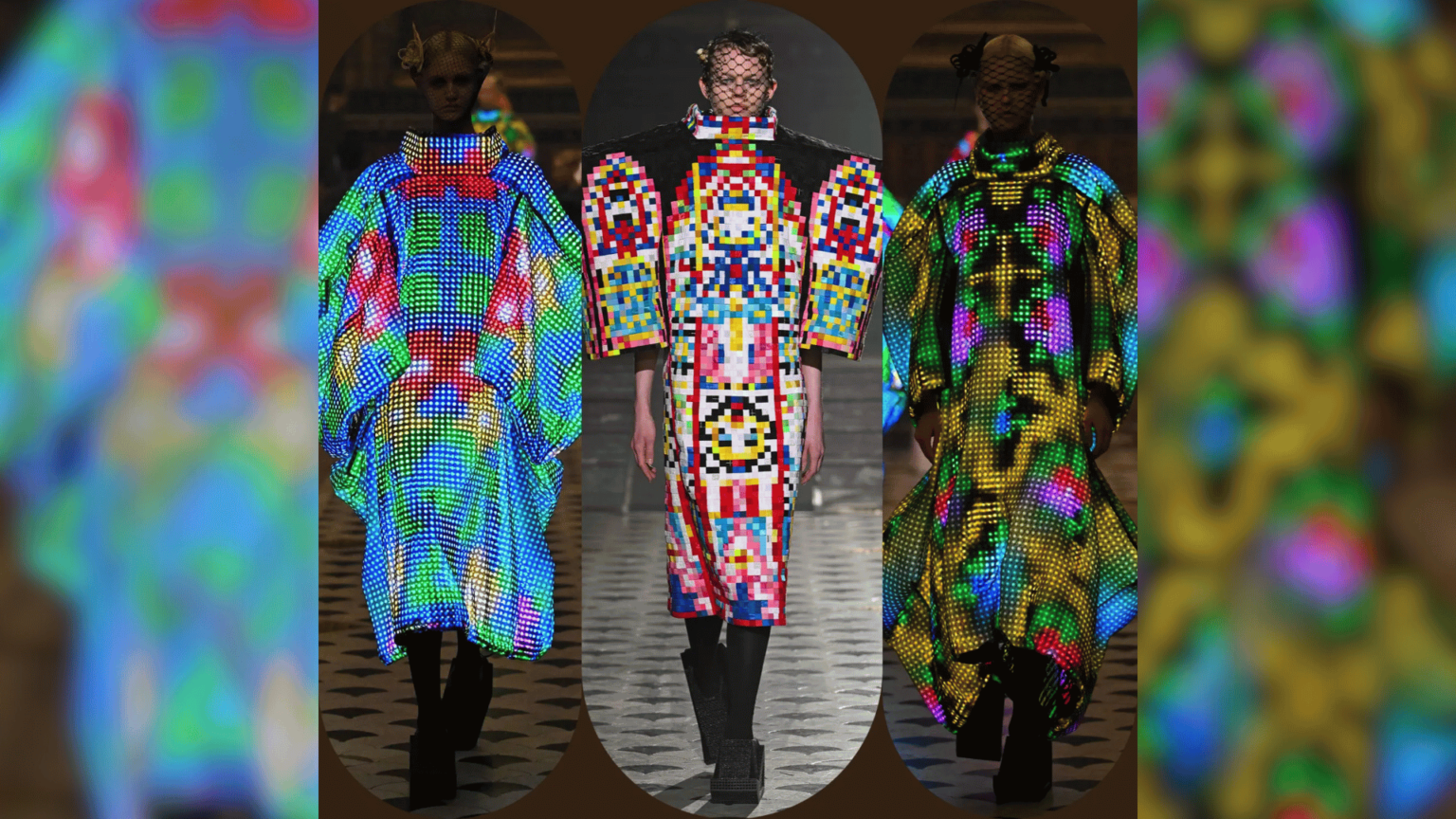 LED Digital Dresses Featured at Paris Fashion Week 2025 - Tomorrow's ...