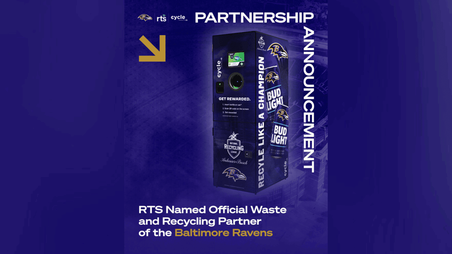Baltimore Ravens Partner with RTS to Tackle Stadium Waste with AI ...